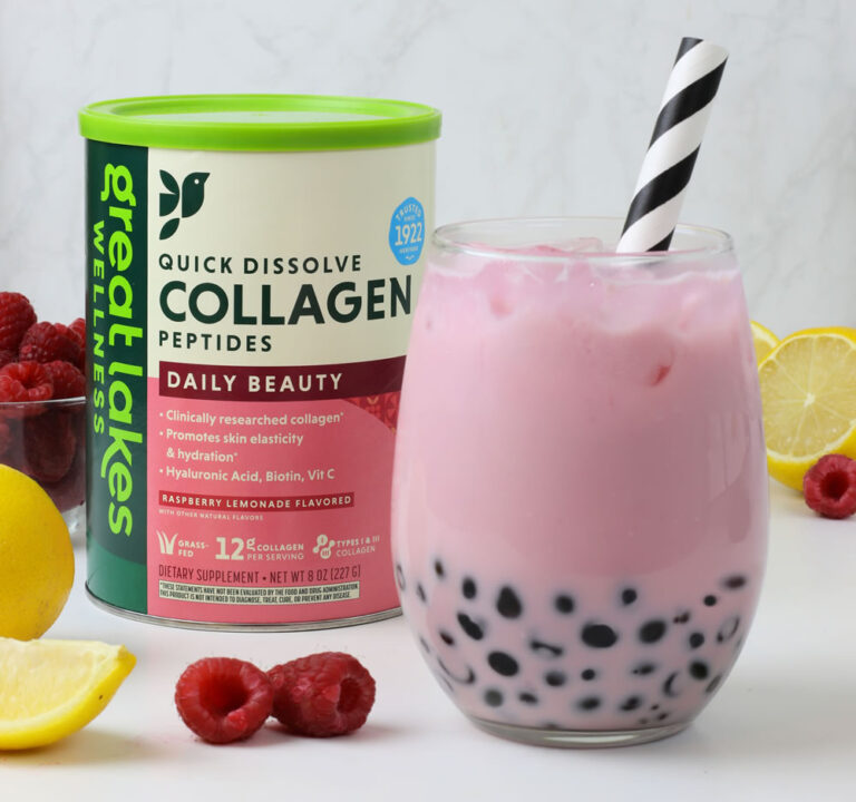 Sugar Free Boba Milk Tea - Raspberry Lemonade - Better Living